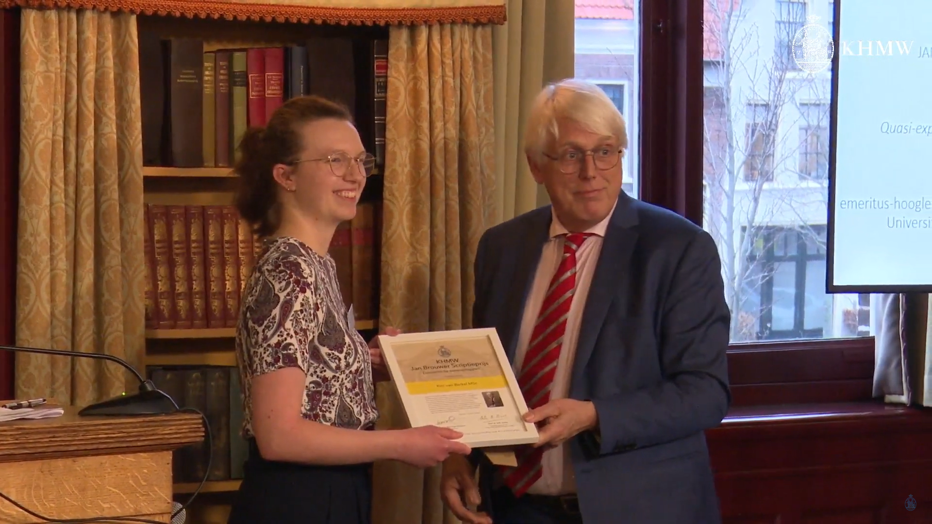 Kim van Berkel wint met haar masterscriptie de Jan Brouwer ...